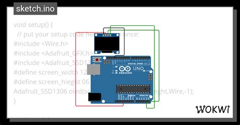 display ssd1306 wokwi esp32 stm32 arduino simulator