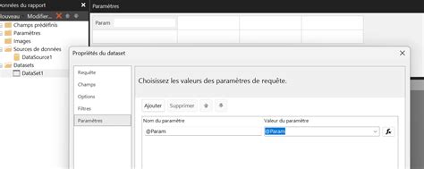 Ssrs Use A Dynamic Sql Query With Parameter Stack Overflow