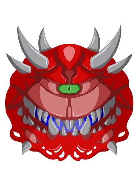Doom Cacodemon By Mechathetecha On Deviantart Doom Cacodemon By Mechathetecha On Deviantart