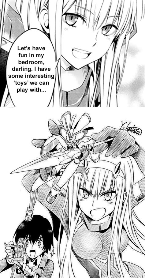 Playing In Zero Twos Bedroom Rwholesomeanimemes