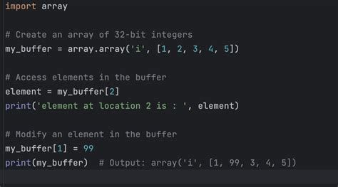 Programming For Beginners Data Buffers In Python