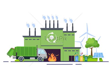 재활용 프로세스 쓰레기 그림 일러스트 무료 다운로드 Lovepik