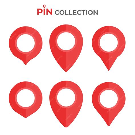 Premium Vector Location Pointer Icon Set Map Pins Set Location