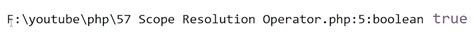php scope resolution operator object oriented programming