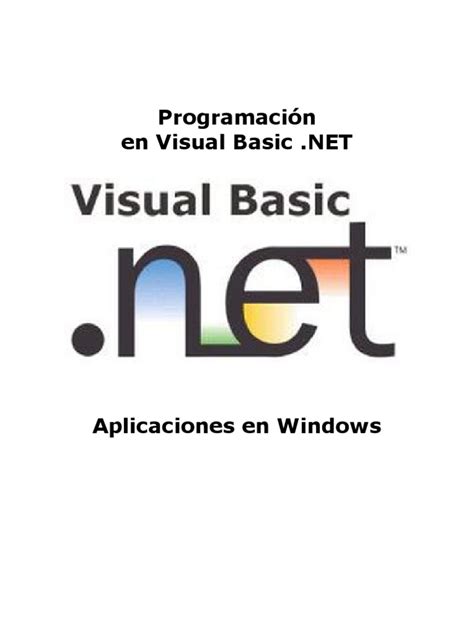 introduccion a visual basic net pdf framework microsoft