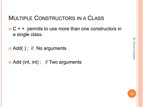 constructor and destructor in cpp ppt