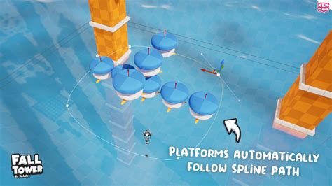 Falltower Multiplayer Blueprint Game Template Platformer By Kekdot Unreal Engine Asset