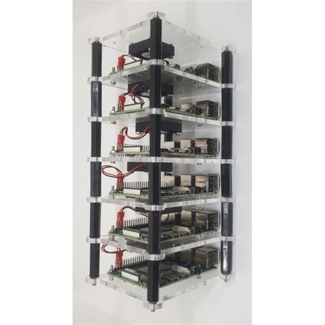 Raspberry Pi Cluster 6 Layer Rack For Raspberry Pi 4 Or Rpi3