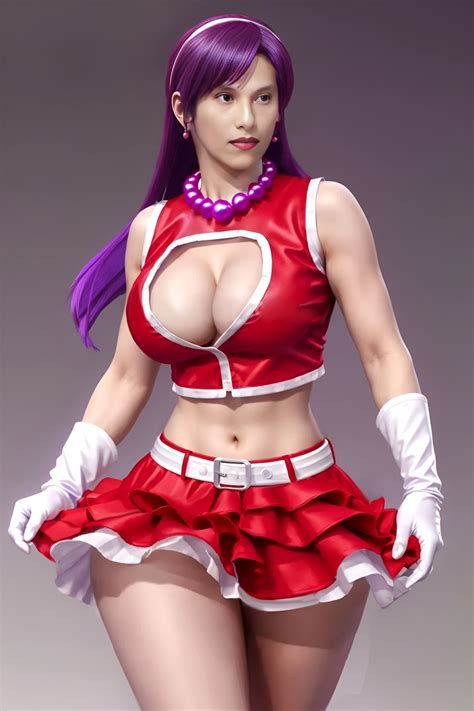 Rule 34 1girls Absurd Resolution Absurdres Ai Generated Athena Asamiya Athena Asamiya Cosplay