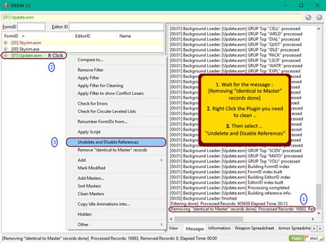 Manual Cleaning Skyrim And Skyrim Se Master Files Knowledge Base Afk Mods