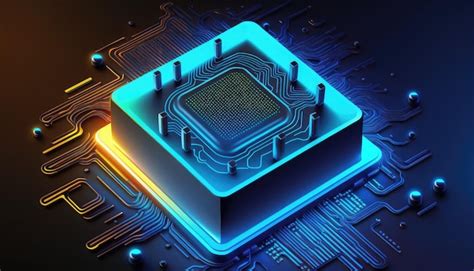 Premium Ai Image Futuristic Modern New Computer Processor Chip