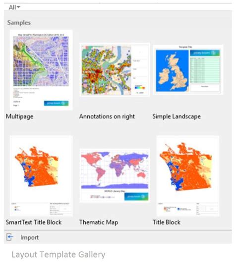 Layout Templates In Mapinfo Pro V17 And Higher