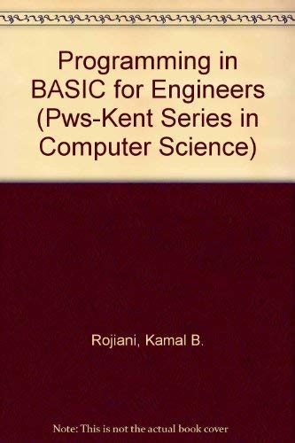 Programming In Basic For Engineers Pws Kent Series In Computer Science