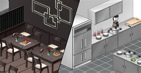 Isometric Restaurant Map 2d 주변환경 Unity Asset Store