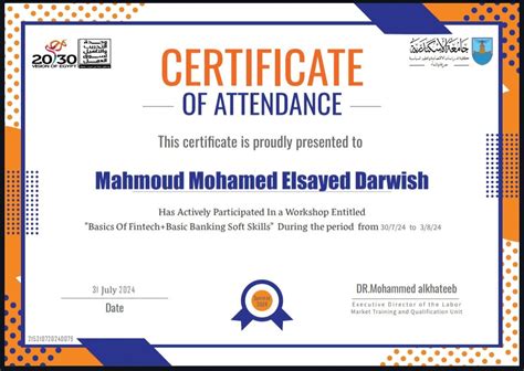 Mahmoud Mohamed On Linkedin I Am So Happy To Gain This Certificate And Take This Achievement To
