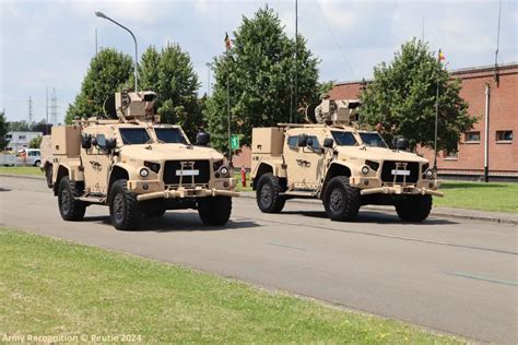Belgian Armys Jltv Falcon Makes Grand Entrance Ahead Of National Parade