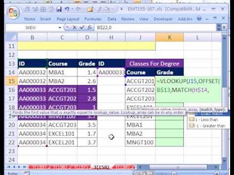 Excel Magic Trick VLOOKUP W Variables As Criteria YouTube