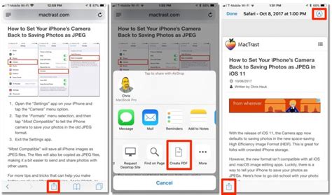 How To Save A Safari Webpage As A PDF With IOS MacTrast