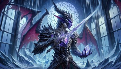 Drow Corrupted Dark Dragon Warrior By Wizardryai On Deviantart