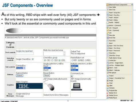 ppt “essential” jsf components and egl bindings powerpoint
