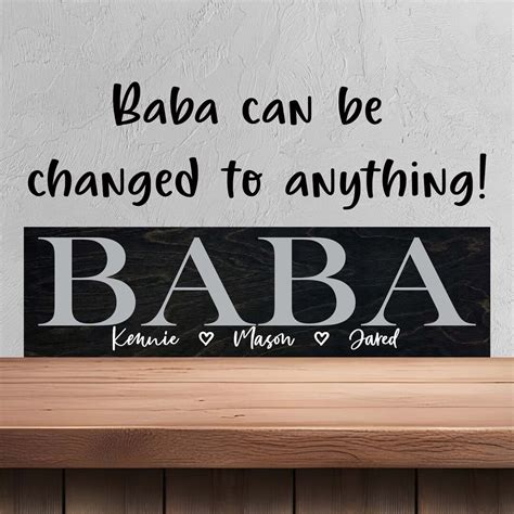 Fathers Day Ts For Baba Personalized T For Baba Fathers Day