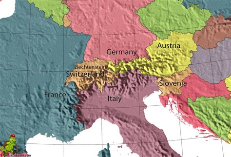 Map Of The Alps Best Hiking Trails And Walking Maps Hiking Tours In