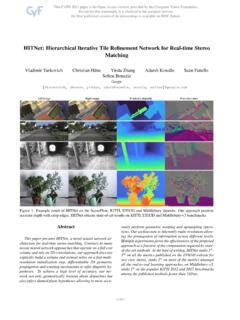 Hitnet Hierarchical Iterative Tile Refinement Network For Hitnet Hierarchical Iterative