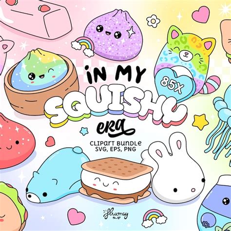 Paper Squishy Template Needoh Etsy Canada