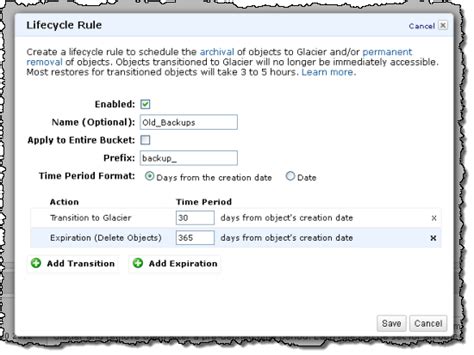 Archiving Amazon S3 Data To Amazon Glacier Aws News Blog
