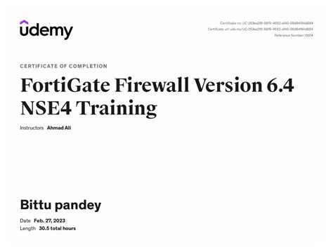 Nse4 Udemy Fortigate Bittu Pandey