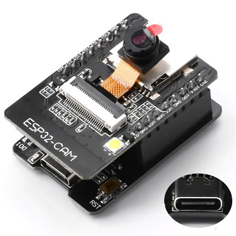 Aideepen Esp32 Cam W Bt Board Esp32 Cam Mb Type C To Serial Port Ch 340g With Ov2640 2mp Camera