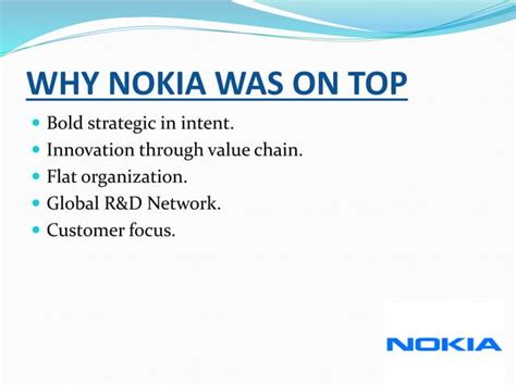 Nokia Ppt Pptx Smartphones Consumer Electronics