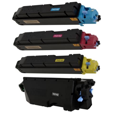Kyocera Mita Tk 5162 Toner Bundle Pack 4 Cartridges Compatible