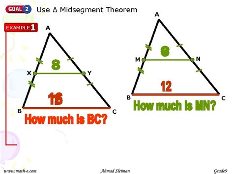 Lesson 5 4 Prove Midsegment Theorem Use Midsegment