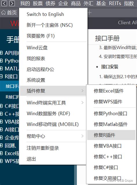 【r语言】如何直接调取wind、ifind数据接口教程 csdn博客