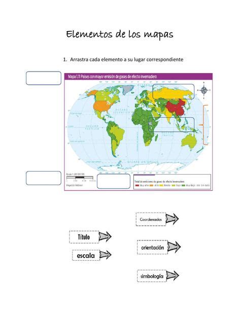 Elementos Del Mapa Actividades