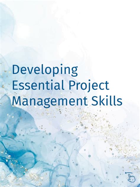 Developing Essential Project Management Skills Pdf Project