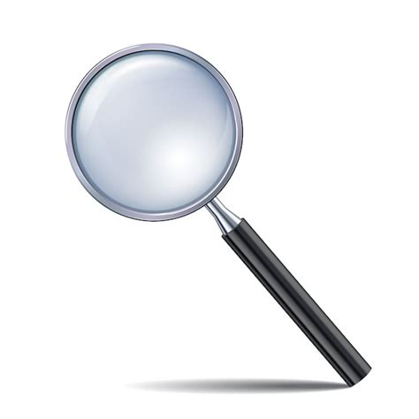 Premium Vector Magnifying Glass Isolated