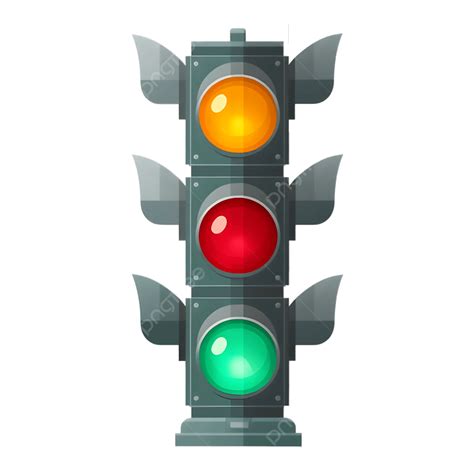 Traffic Light Traffic Signal Illustration Traffic Light Transportation Simple Lamp Png