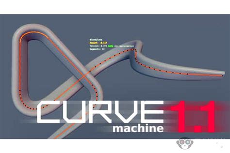 Blender插件 拐角曲线节点编辑器 Curvemachine V1 2 1 五分钱特效