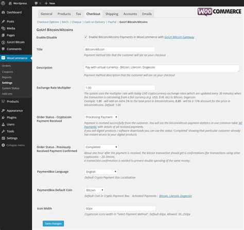 GitHub Cryptoapi Bitcoin Payments Woocommerce Free Bitcoin Altcoins