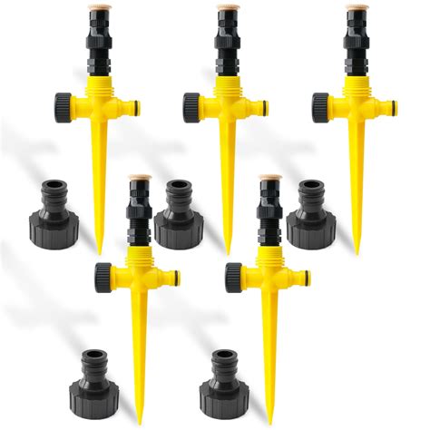 Elegant Choise 4pcs Lawn Sprinklers For Yard Garden Watering Sprayer