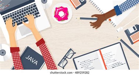 Programming Coding Backgroundflat Designprogram Source Codesoftware