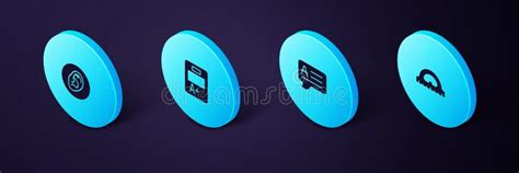 Set Isometric Protractor Grid Speech Bubbles With Answer Exam Sheet Plus Grade And Ear Listen