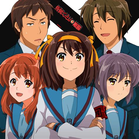 Safebooru 2boys 3girls D Absurdres Asahina Mikuru Black Cardigan