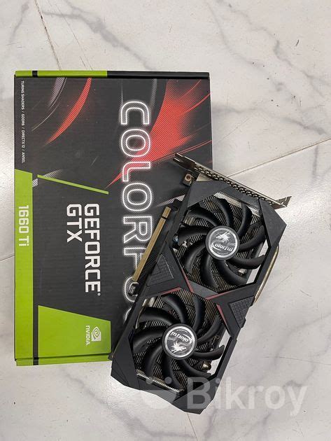 Gtx 1660ti Colorful Ddr6 High Gpu Warranty For Sale In Mirpur Bikroy