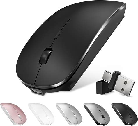 Amazon Com Bluetooth Wireless Mouse For MacBook Air Mac Pro Laptop Computer IPad Pad PC Optical