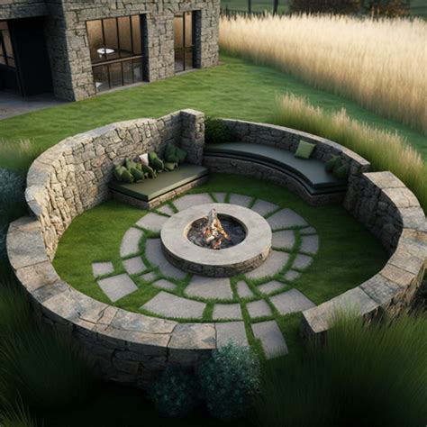 Conversation Pit 70s Fire Pit Landscaping Sunken Fire Pits Cool Fire Pits