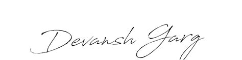 92 Devansh Garg Name Signature Style Ideas Professional Name Signature