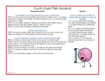 Michigan Fourth Grade Standards Bundle I Can Posters Tpt